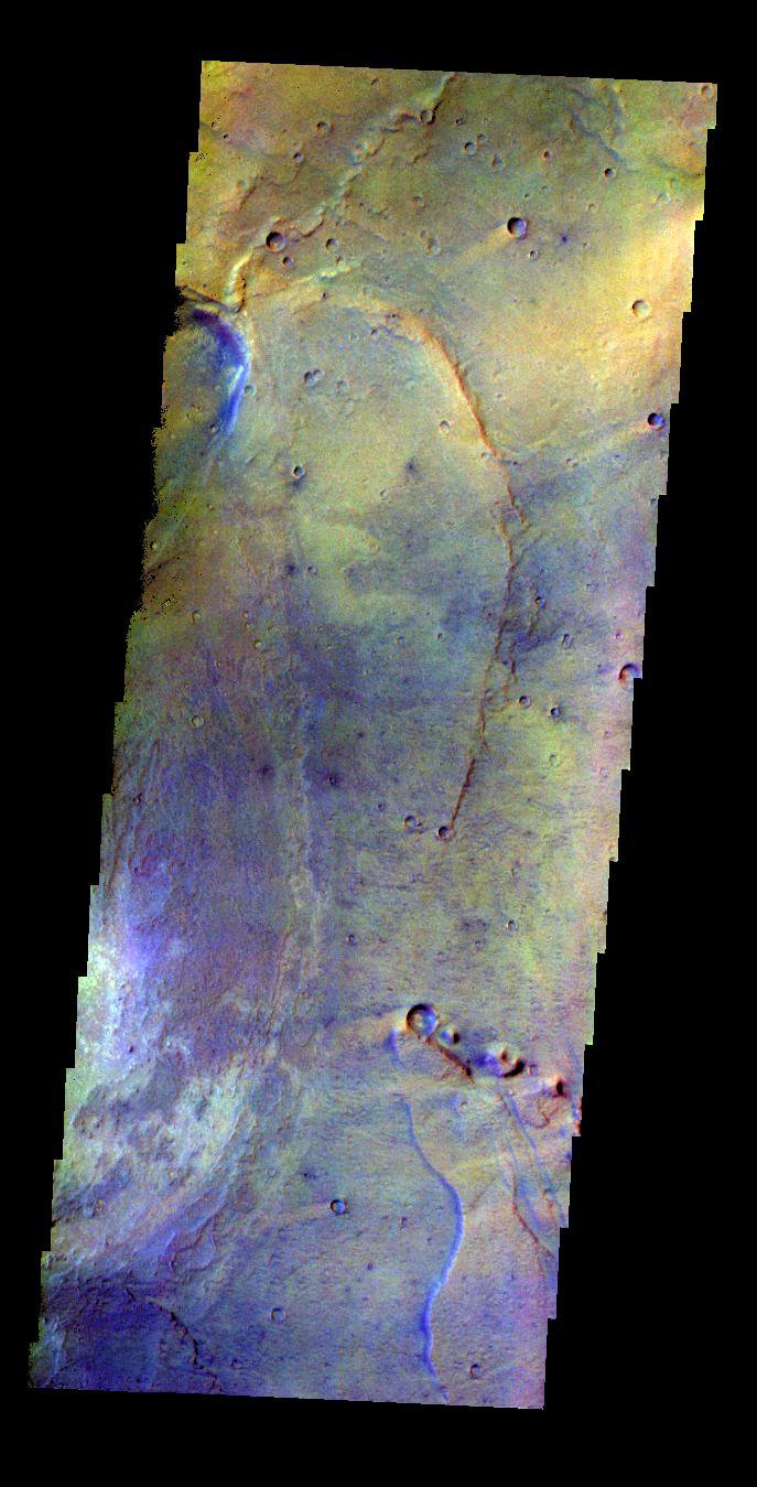 Nili Patera - False Color