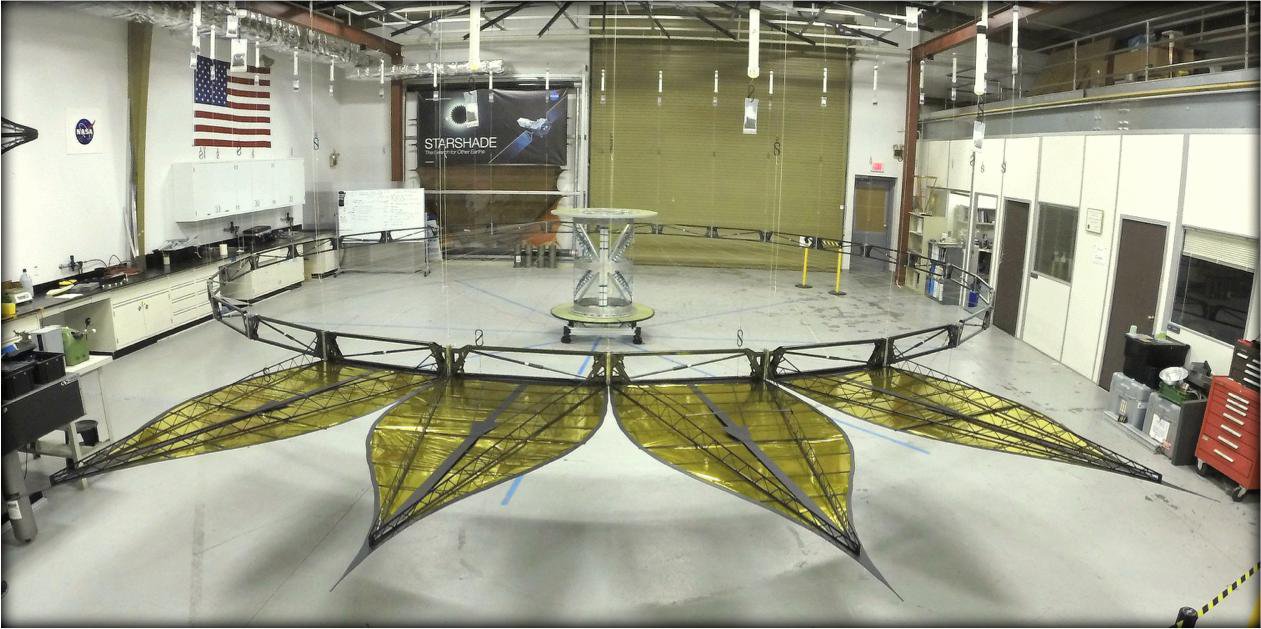Starshade Deployed at JPL | NASA Jet Propulsion Laboratory (JPL)