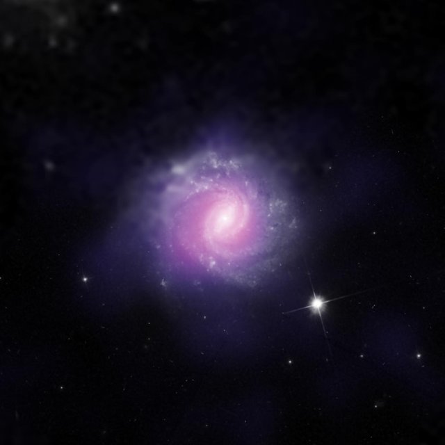 Galaxy IC 3639 with Obscured Active Galactic Nucleus | NASA Jet ...