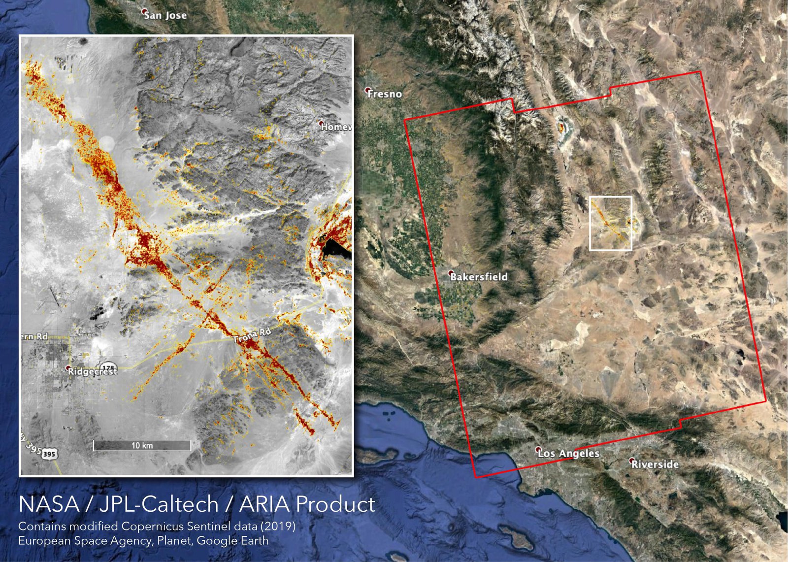 NASA's ARIA Team Maps California Quake Damage | NASA Jet Propulsion ...