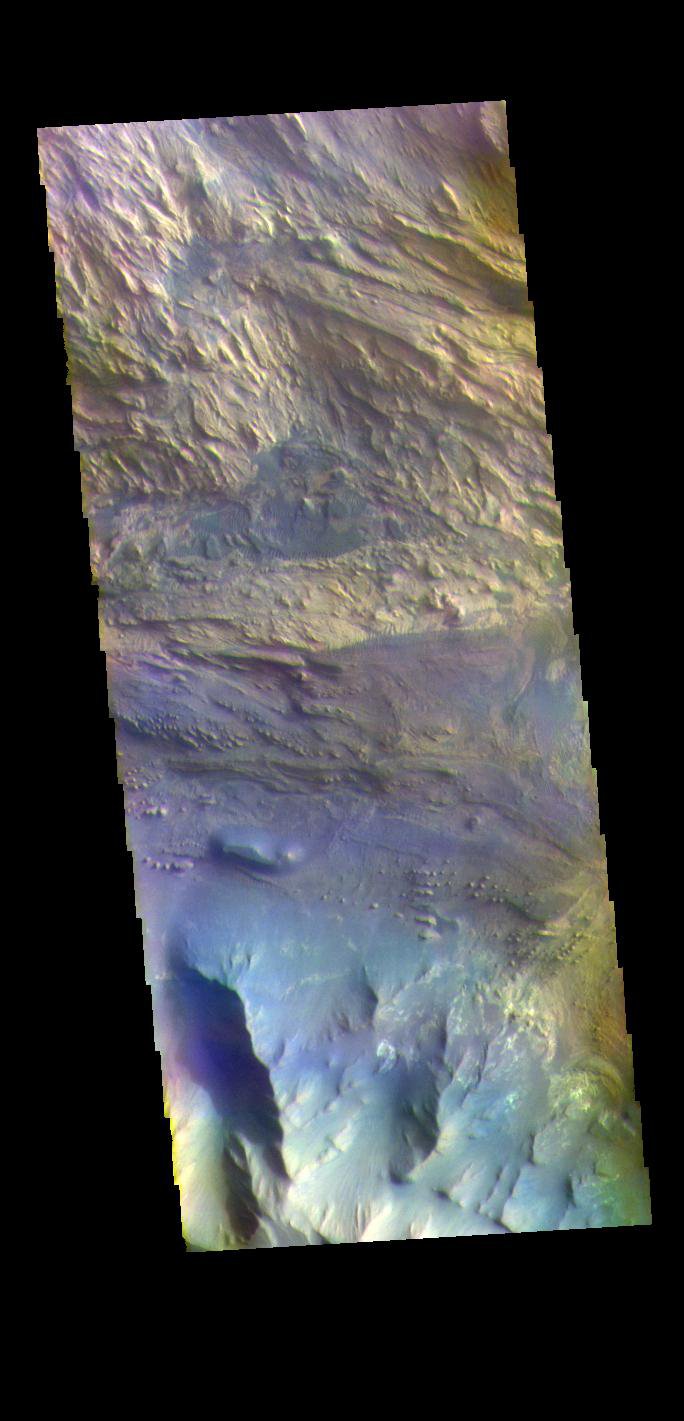 Candor Chasma - False Color