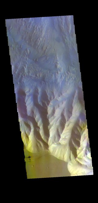 Hebes Chasma - False Color | NASA Jet Propulsion Laboratory (JPL)