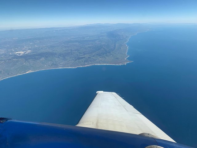 Aerial View of Point Conception, California, and the Dangermond ...