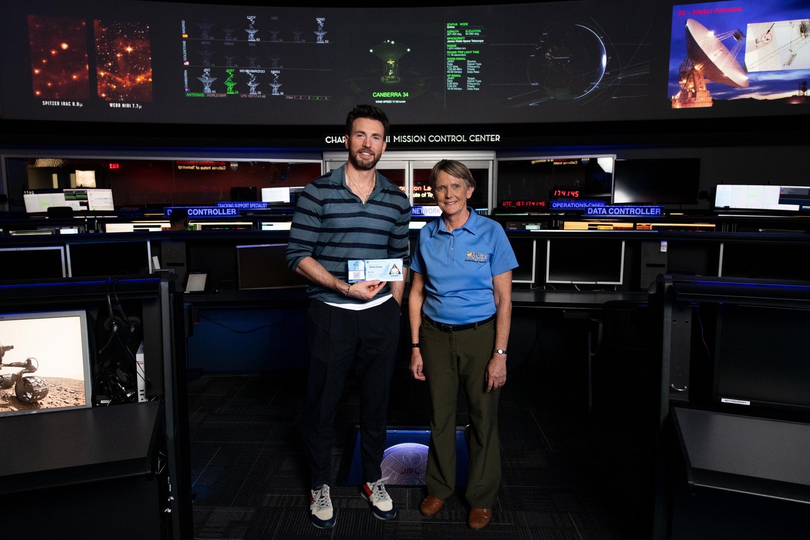 Chris Evans Gets a Boarding Pass for NASA's Artemis I Mission | NASA ...