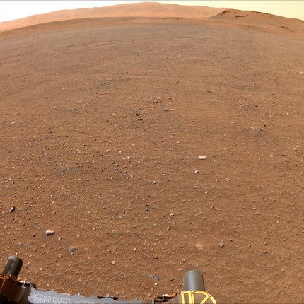 Perseverance Views Its Parachute