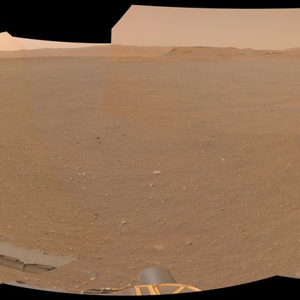 Closeup of Send Your Name to Mars Chips on Perseverance Rover