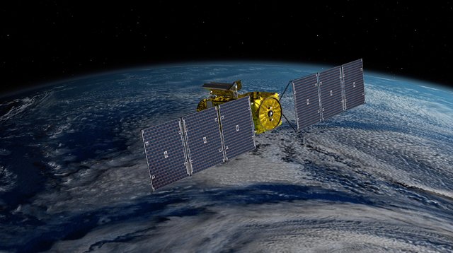 SWOT Satellite With Solar Arrays in Full View (Illustration) | NASA Jet ...
