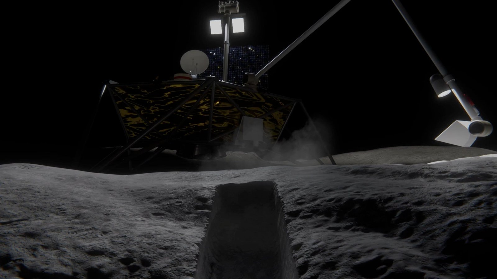 NASA's COLDArm Operating on the Moon (Animation) | NASA Jet Propulsion ...
