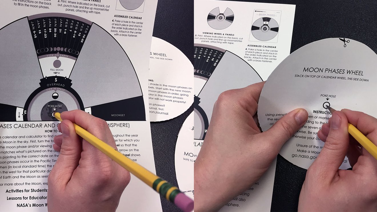Make a Moon Phases Calendar and Calculator – Science Project | NASA JPL ...
