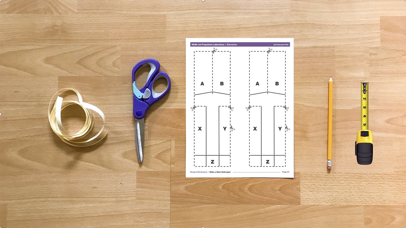 Make a Paper Mars Helicopter | NASA Jet Propulsion Laboratory (JPL)