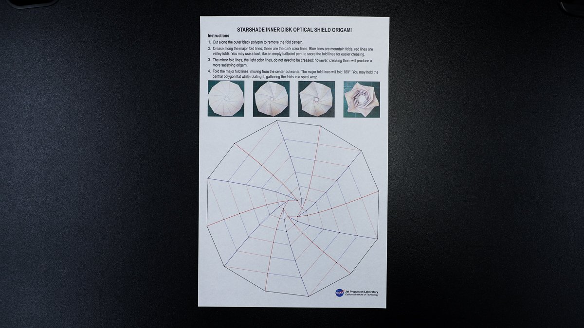 Space Origami: Make Your Own Starshade – Engineering Project | NASA JPL ...