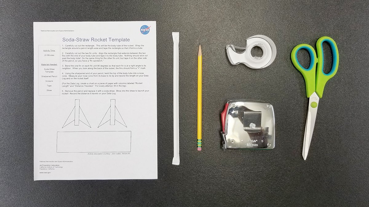 Make a Straw Rocket – Engineering Project | NASA JPL Education