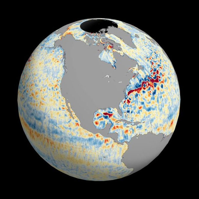 See This Space-Based View of Global Sea Levels From SWOT Data | NASA ...