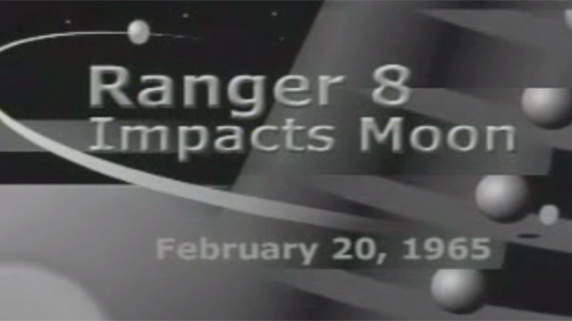 Ranger 8 Impacts Moon