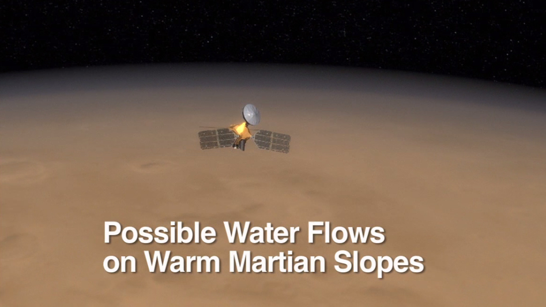 Possible Water Flows on Mars
