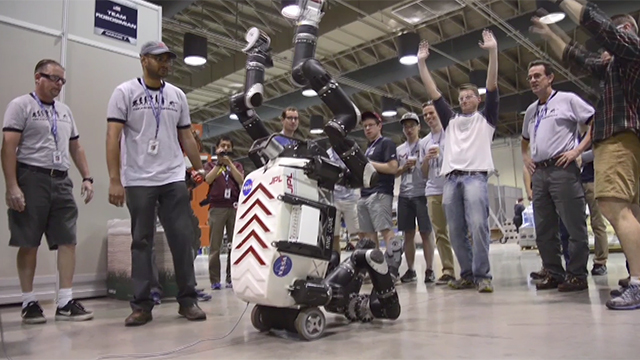 JPL's RoboSimian Arrives at the DARPA Robotics Challenge Finals | NASA ...